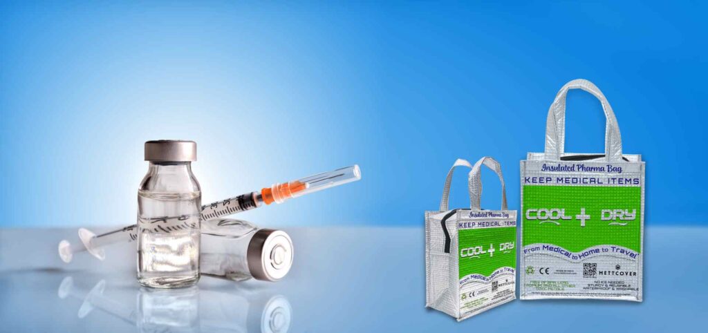 Mettcover Insulated Pharma Bag | Thermal Insulated Medicine Bag ...