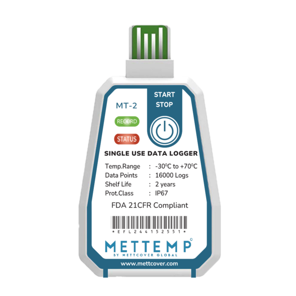 Temperature Data Loggers for Shipping . Mettemp by Mettcover.